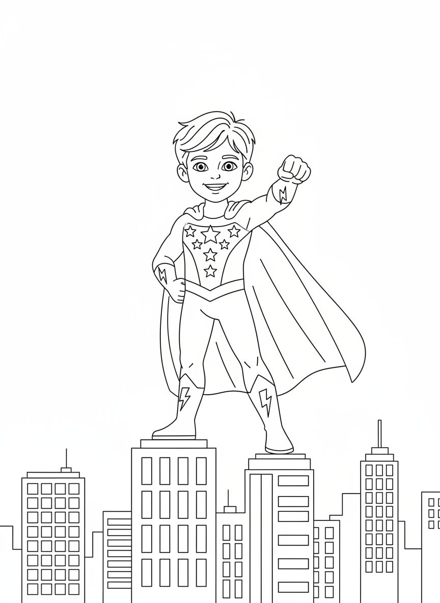 Character Studio — Star Your Child in Custom Coloring Pages | ColorPage.ai